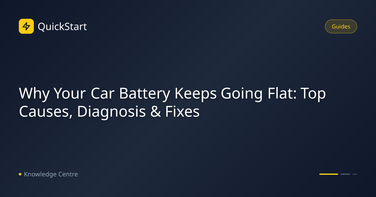 Why Your Car Battery Keeps Going Flat: Top Causes, Diagnosis & Fixes ...